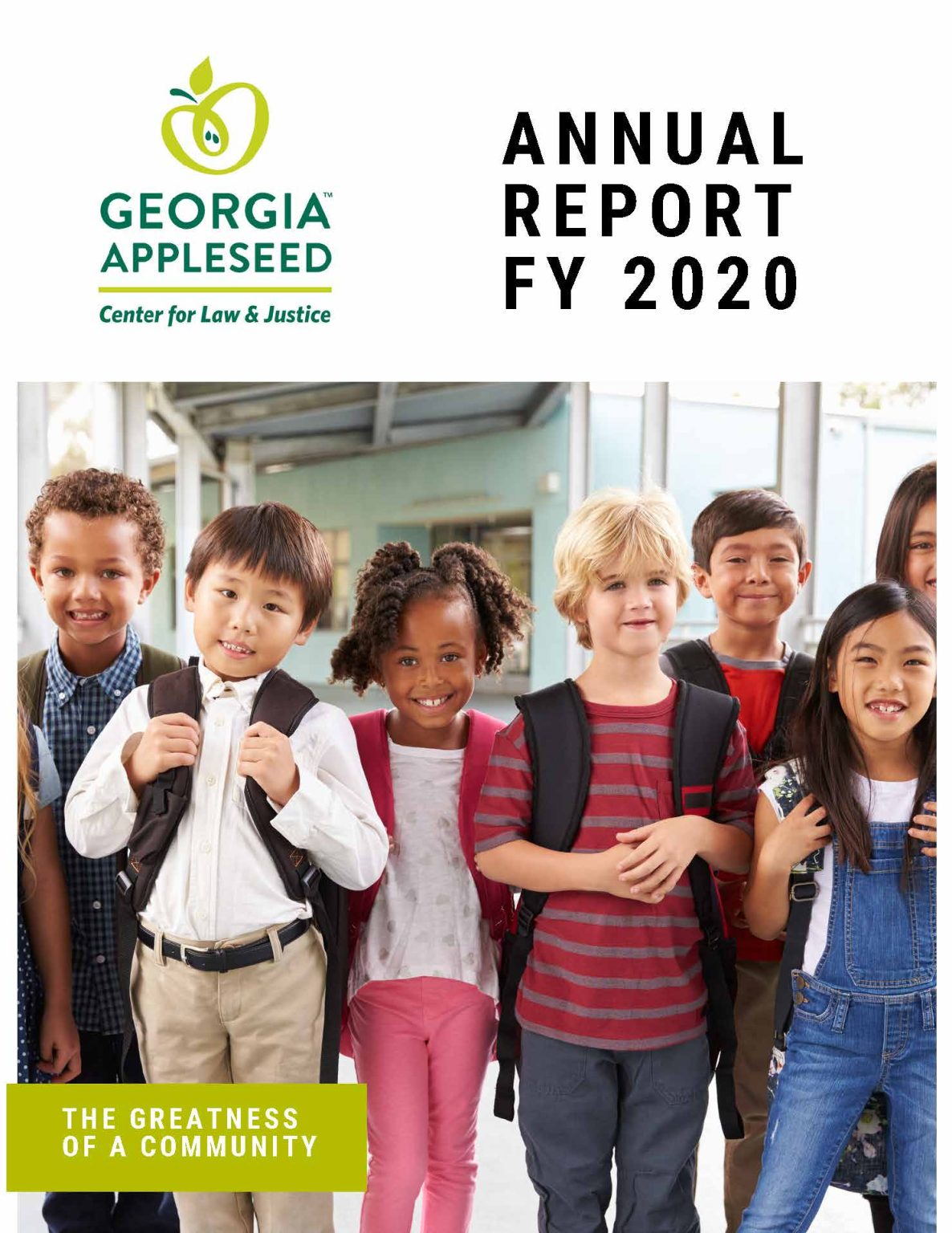 Annual Report FY 2020 - Georgia Appleseed Center for Law & Justice
